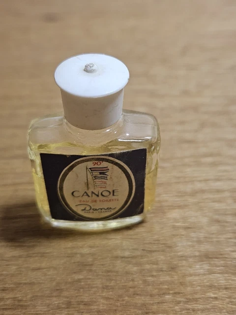MINIATURE DE PARFUM ancienne " CANOE de Dana " pleine 3 ml edt 90°,vide EUR 5,00 - PicClick FR