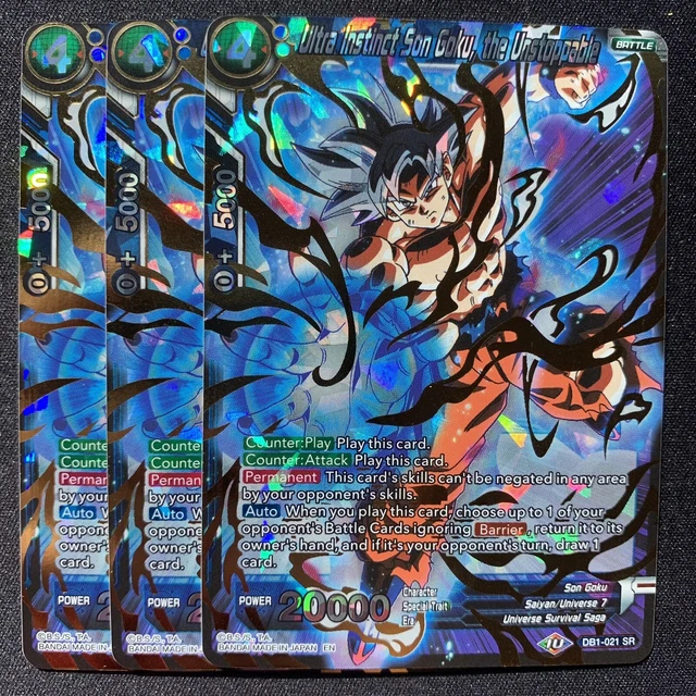 DRAGON BALL SUPER DBS ‘Son Goku, Ultra Mastery’ (SR) (Realm of the Gods ...
