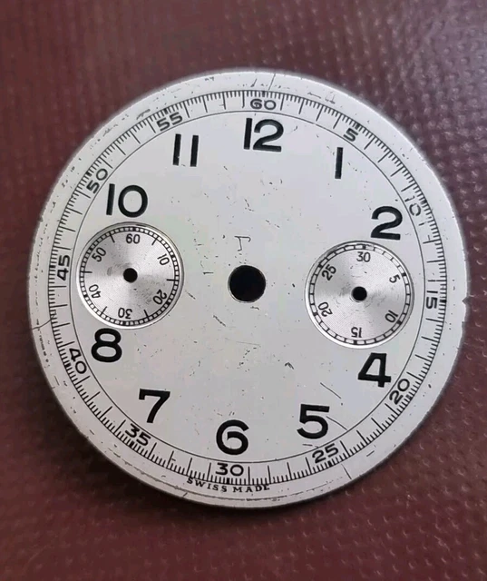 VINTAGE SINGER CHRONOGRAPH Watch Dial,vintage Chronograph Watch dial By ...