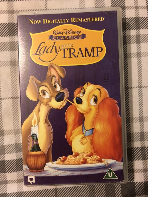 LADY AND THE Tramp Small Box VHS Tape £4.24 - PicClick UK
