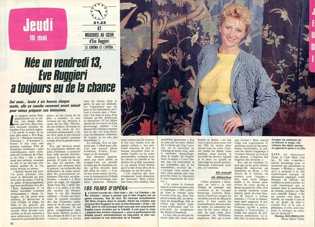 COUPURE DE PRESSE Clipping 1984 Eve Ruggieri (2 pages) EUR 5,00 - PicClick FR