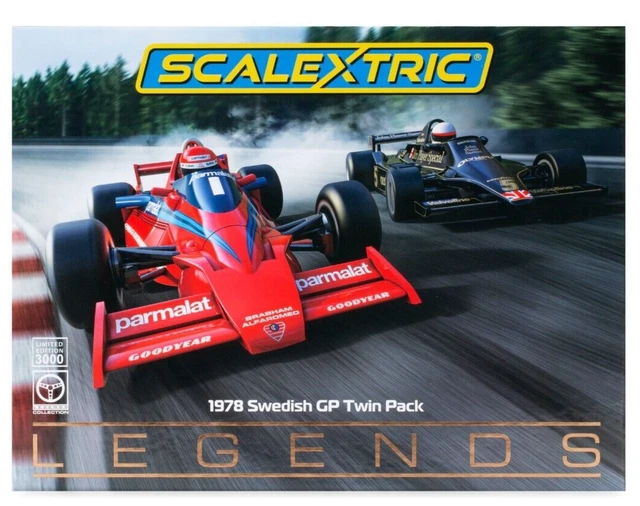 BNIB SCALEXTRIC C4392A 1:32nd Scale "1978 Swedish Grand Prix" Twin Car ...