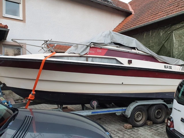 MOTORBOOT FJORD 21 Sportboot Kajütboot Weekender für Rauwasser ...