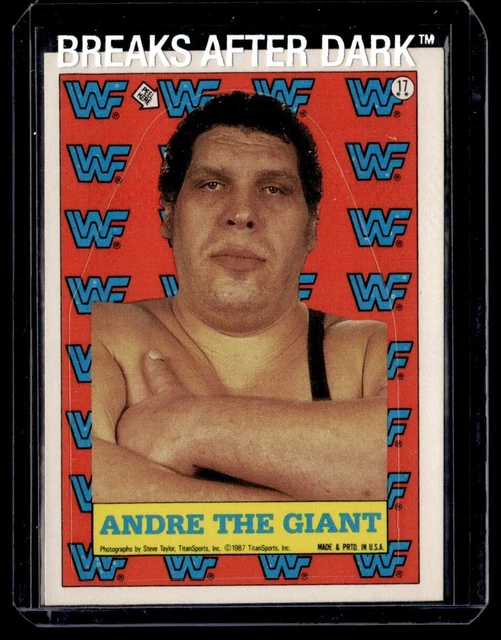 1987 TOPPS WWF Andre The Giant #17 $8.50 - PicClick CA