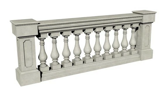 BALAUSTRA PREFABBRICATA IN Calcestruzzo Con Armatura In Ferro Zincato EUR 118,00 - PicClick IT