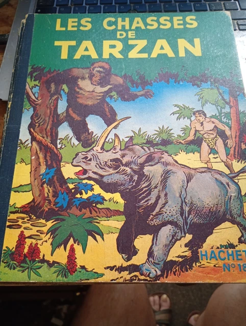 LES CHASSES DE TARZAN EDGARD RICE BURROUGHS hachette 1951 EUR 45,00 ...