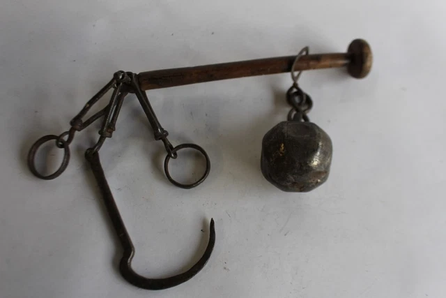 PETITE BALANCE ANCIENNE début XIXe siècle Instruments de Mesures Poids ...