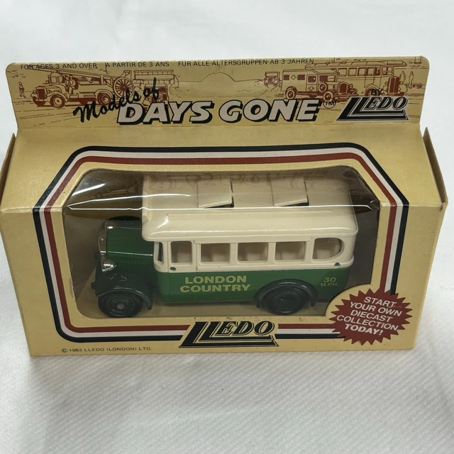 DAYS GONE DIECAST car motor model vintage collectible boxed lledo ...