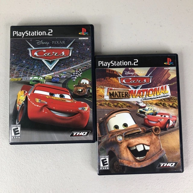DISNEY PIXAR CARS Sony PlayStation 2 PS2 Game Lot Mater National ...