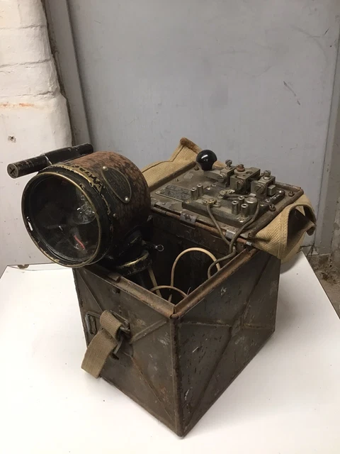 WW2 BRITISH ARMY Morse Code Signalling Lamp Daylight Short Range ...