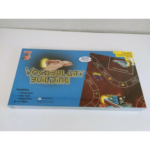 VOCABULARY BUILDING BLUE Level Edition Board Game Reading Comprehension ...