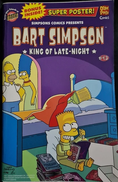 SIMPSONS COMICS PRESENTS: Bart Simpson King of Late Night. #43 PB 2011 ...
