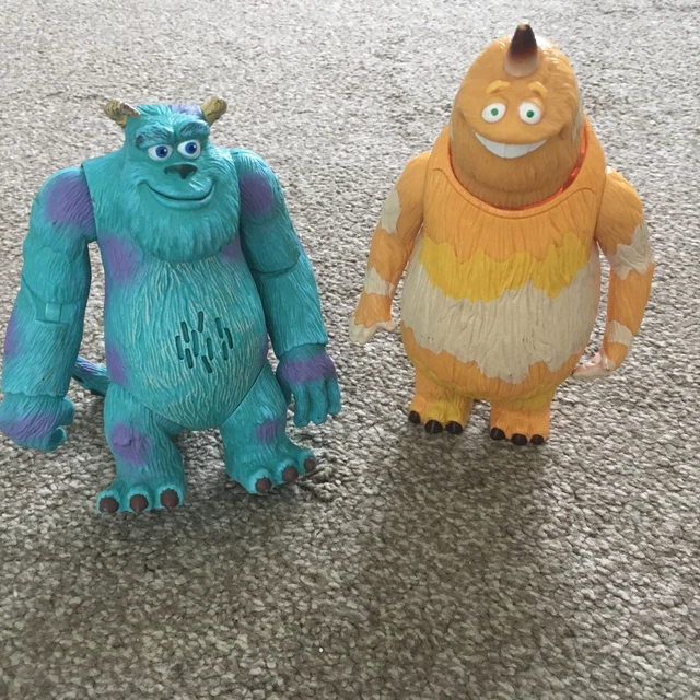 MONSTER INC DISNEY Pixar 2001 Hasbro Talking Sully And Talking George ...