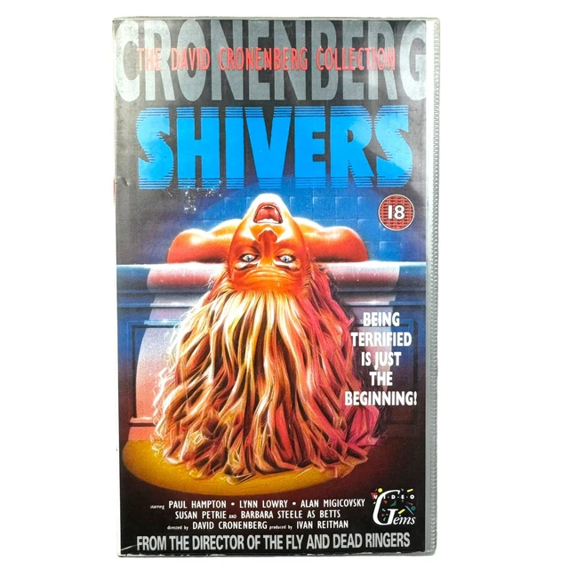 SHIVERS VIDEO VHS Rare Horror Ex Rental David Cronenberg Horror Film ...
