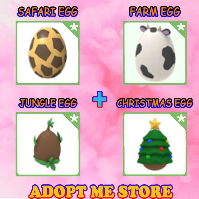 ADOPT YOUR PET !Chrismas Egg-Farm Egg-Jungle Egg-Safari Egg|Fast ...
