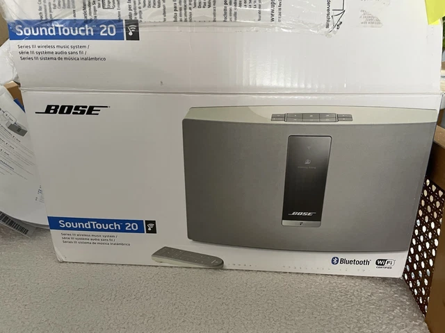 BOSE SOUNDTOUCH 20 Series III Wireless Bluetooth Music Speaker System White £208.68 - PicClick UK
