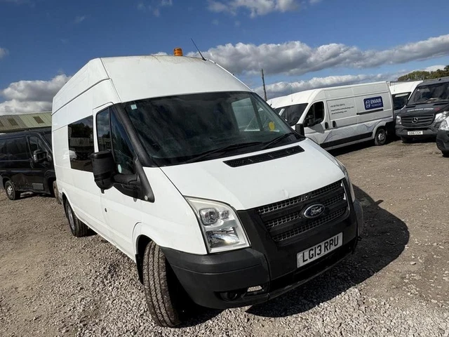 2013 FORD TRANSIT 2.2L Tdci 100 T350 RWD LWB 12 Months MOT Ideal Crew ...