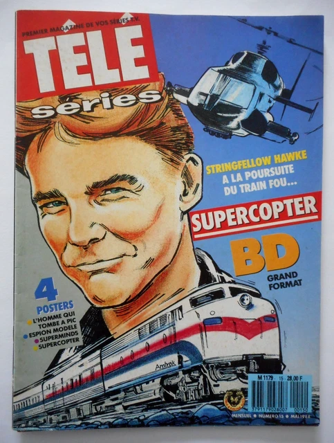 MAGAZINE TELE-SERIES N°15 k2000 supercopter agence tous risque chips ...