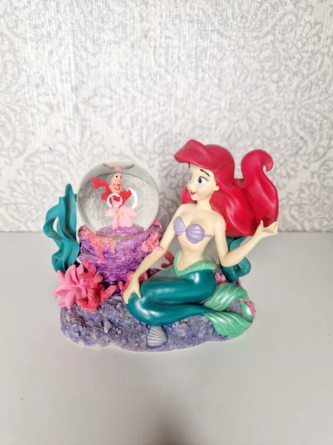 DISNEY’S THE LITTLE Mermaid - Disneyland Ariel And Sebastian Snow Globe ...