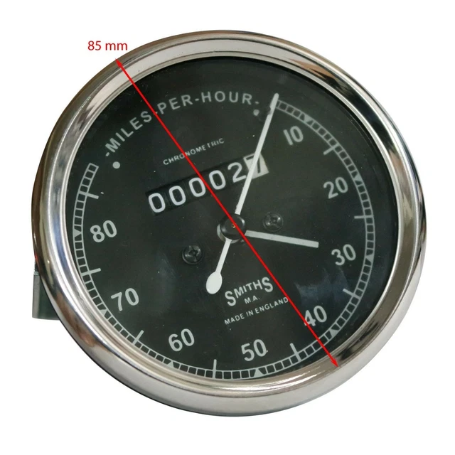 NEW REPLICA SMITHS Speedometer Miles / Hour 80 Mph Speedo For BSA ...