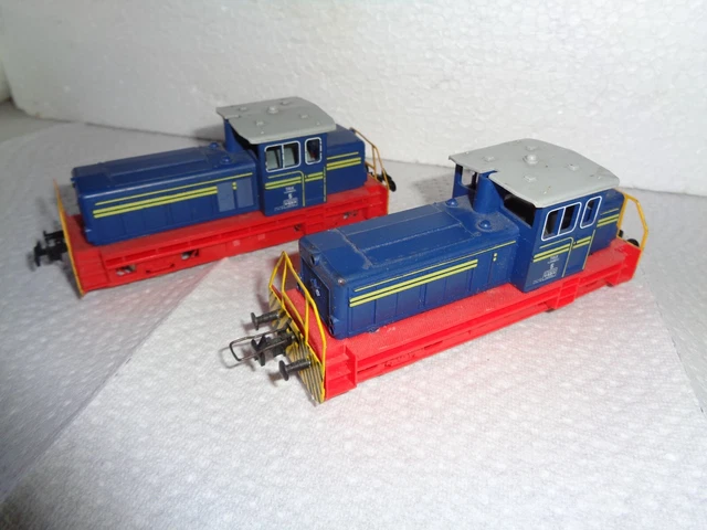 TRIX-EXPRESS HO: 2 diesel locomotives, engines OK...running but not ...