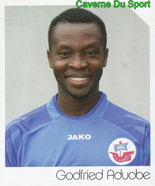 422 GODFRIED ADUOBE Ghana Hansa Rostock Sticker Fussball 2004 Panini ...