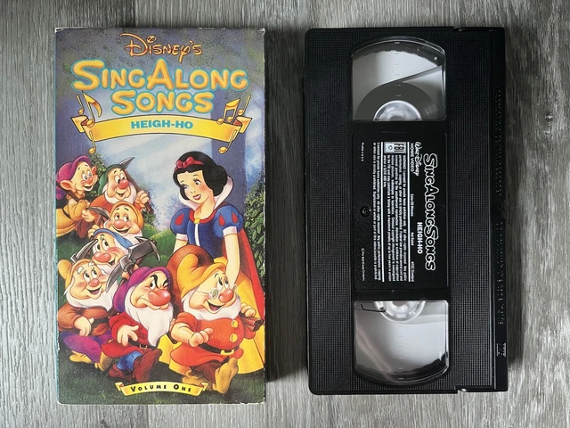 DISNEYS SING ALONG Songs - Snow White: Heigh-Ho (VHS, 1994) $41.89 ...
