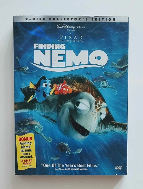 WALT DISNEY A Pixar film Finding Nemo (DVD, 2-Disc Collector's Edition ...