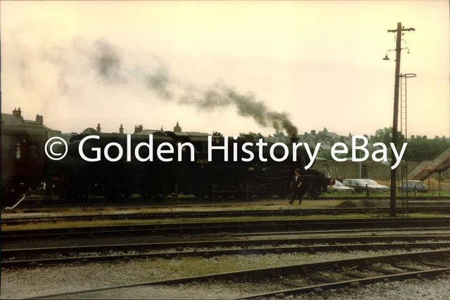 VINTAGE LOCOMOTIVE TRAIN Diesel Steam Old 1990'S Real Photo Photograph ...