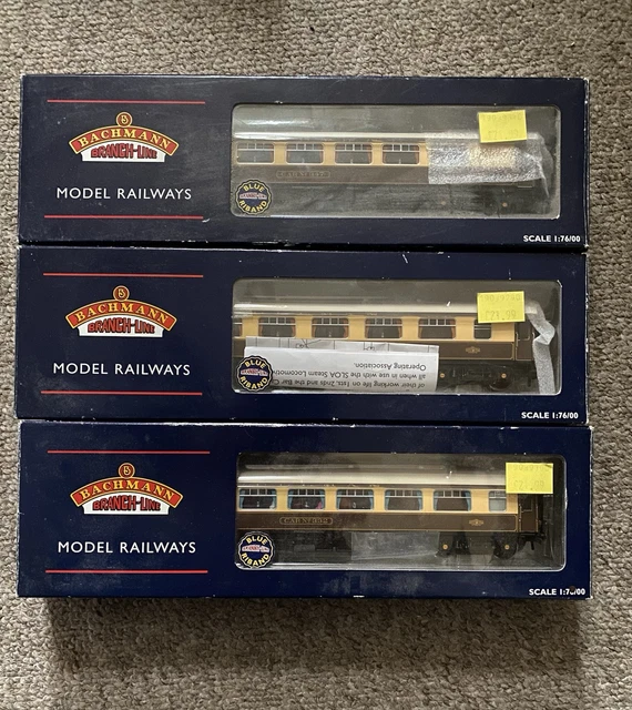 BACHMANN PULLMAN COACHES with lights £112.50 - PicClick UK