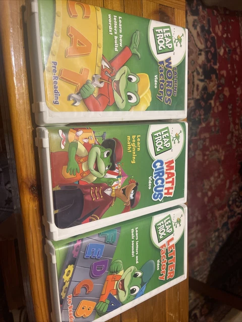 LEAPFROG VHS LOT letter factory talking words factory math circus £12. ... LEAPFROG VHS LOT letter factory talking words factory math circus £12. ...