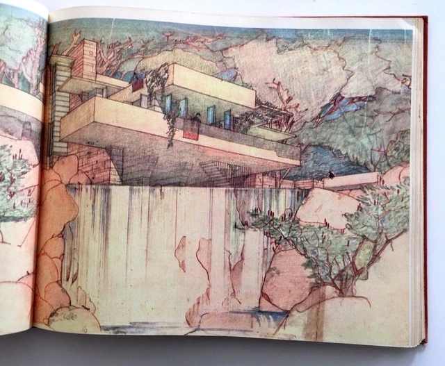 1959 FRANK LLOYD Wright Book Drawings For A Living Architecture 1st Ed ...