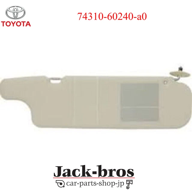 ASSY DE VISIÈRE d'origine Toyota OEM pour Land Cruiser BJ FJZ HZJ 74310 ...