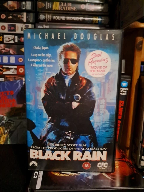 BLACK RAIN BIG Box VHS tape Ridley Scott Michael Douglas £10.00 - PicClick UK