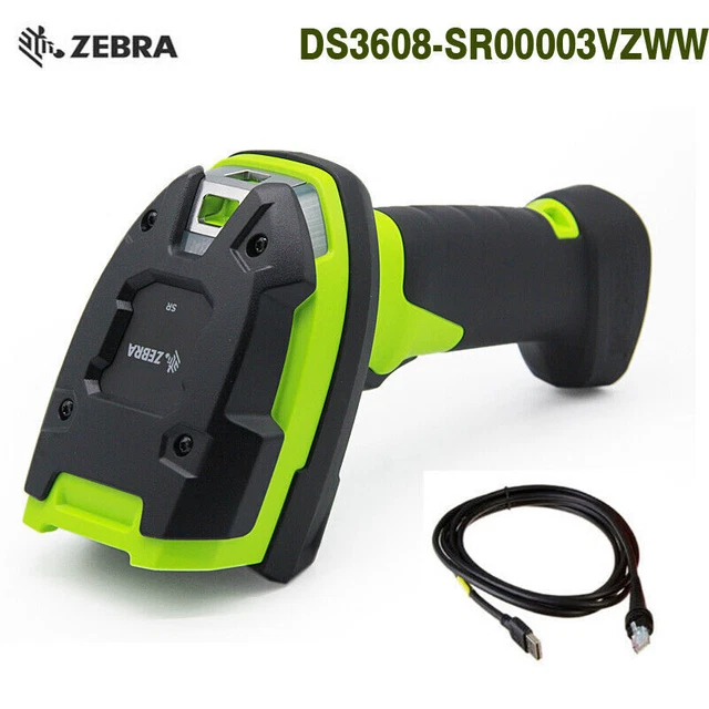 ZEBRA DS3608-SR00003VZWW 2D Imager Extended Range Rugged Corded Barcode ...