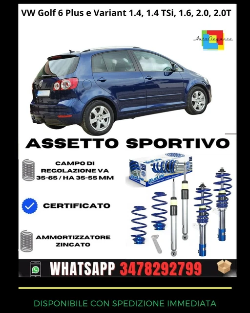 CHÂSSIS SPORTIF POUR VW Golf 6 Plus Et Variant 1.4, 1.4 TSI,1.6, 2.0 ...