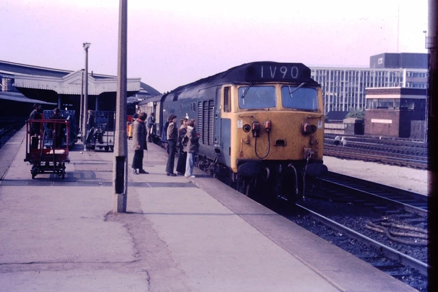 C1970S 1980S BRITISH Rail BR Diesel Electric IV90 Loco Railway Slide ...