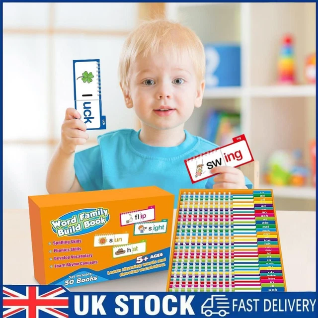 CVC WORD FLIP Chart Interactive Consonante Vocale Word Builder for ...