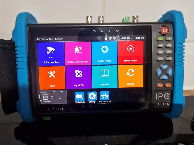 IPC-9800 PRO SERIES 8K IP Camera 8MP AHD Tester 7" Wifi HDMI VGA UTP ...
