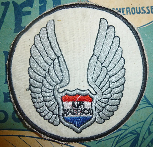 FLIGHT PATCH - AIR AMERICA - CIA AIRLINE - LAOS - CAMBODIA - Vietnam ...