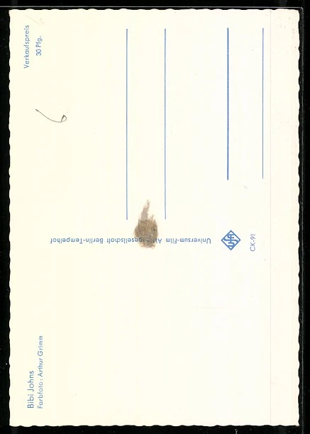 CARTOLINA ATTRICE BIBI Johns con barboncino in macchina EUR 6,00 ...