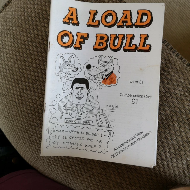 WOLVES FANZINE - A LOAD OF BULL issue 31 - 1996 £1.60 - PicClick UK