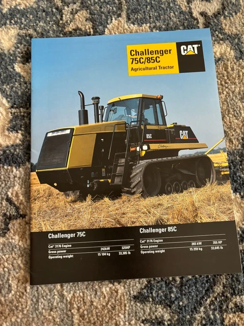 CATERPILLAR CAT CHALLENGER 75C 85C Tractor Brochure FCCA24 $21.99 ...