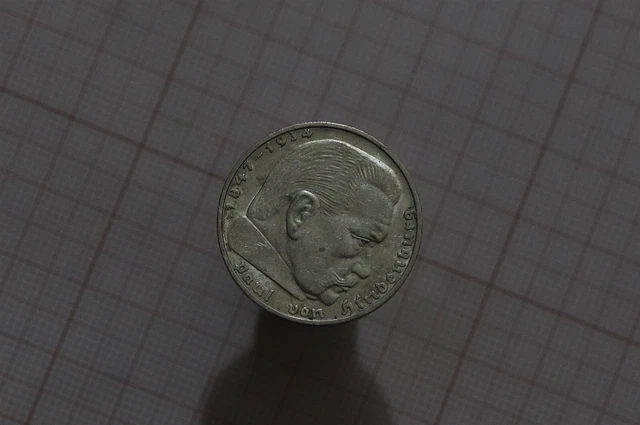 🧭 🇩🇪 DEUTSCHLAND Drittes Reich 2 Reichsmark 1939 F Hindenburg B62 #2731 ...