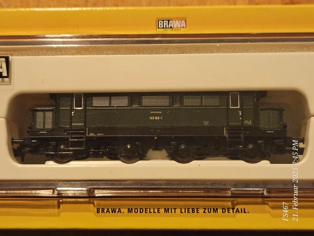 BRAWA 63113 ELEKTROLOKOMOTIVE 145 DB - Sound Version Neu ,OvP EUR 279 ...