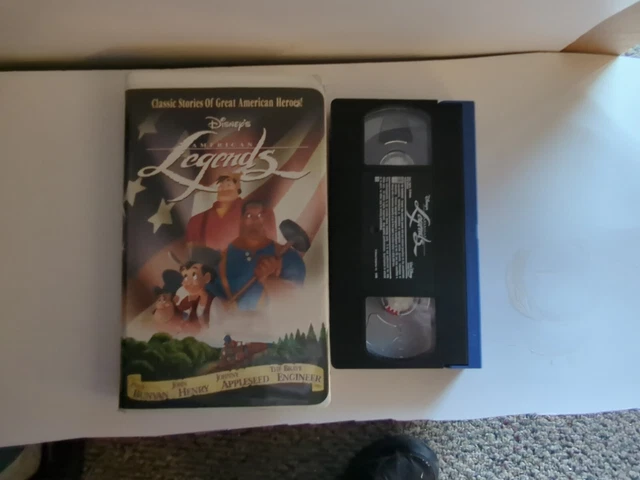 DISNEYS AMERICAN LEGENDS VHS 2002 Clamshell Paul Bunyan Johnny ...