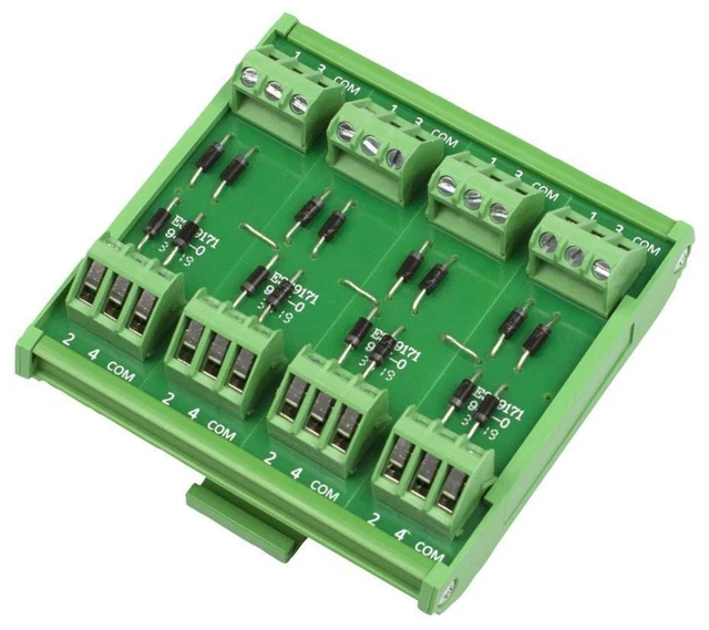 16 VOIE ANODE Diode 35mm din Rail Module - Cim / 16w-dioca EUR 96,79 ...