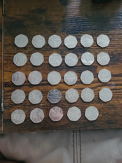 OLYMPIC 50P COIN Set Full 29-Piece Collection 2011 £73.50 - PicClick UK