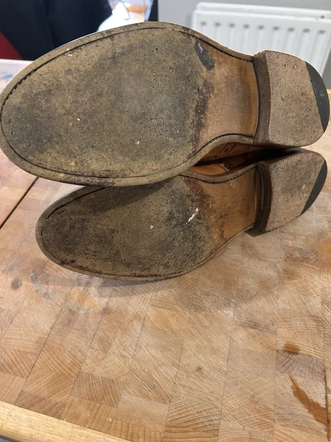 MEN’S TAN BROUGE Dealer Style Boots Barker Size 10 £10.19 - PicClick UK