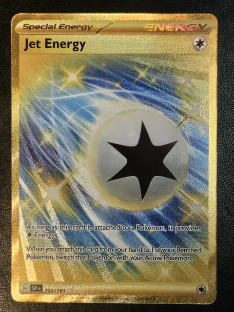 JET ENERGY 252/191 Pokémon Surging Sparks Gold Secret Hyper Rare ...